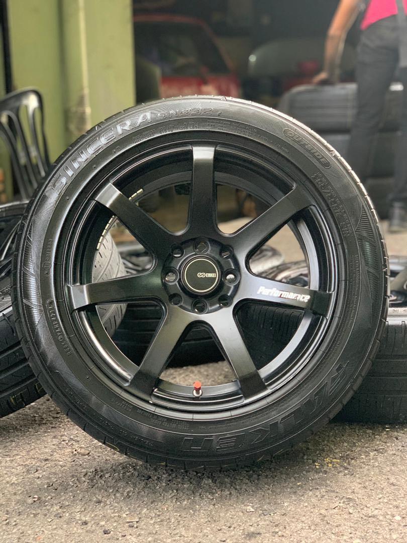 Enkei Pf07 16” waja persona gen2 livina wira, Auto Accessories on Carousell