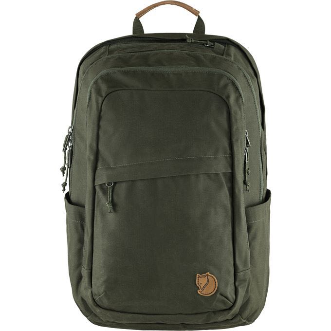 Fjallraven Raven 28L Backpack Dark Olive , Men's Fashion, Bags ...