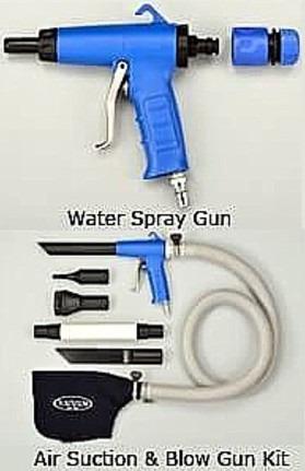 Foam Cleaning | Water Jet Spray | Air Blower | Vacuum Cleaning Gun ( 4 ...