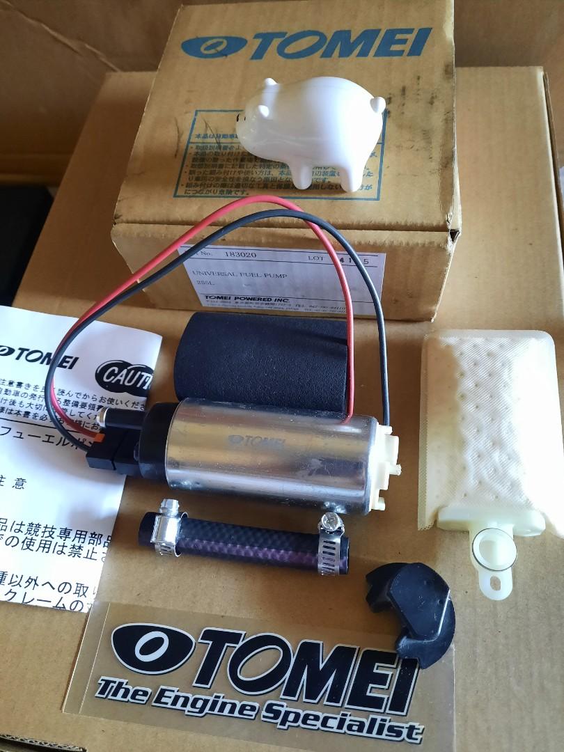 Fuel pump TOMEI 255L/H, Auto Accessories on Carousell