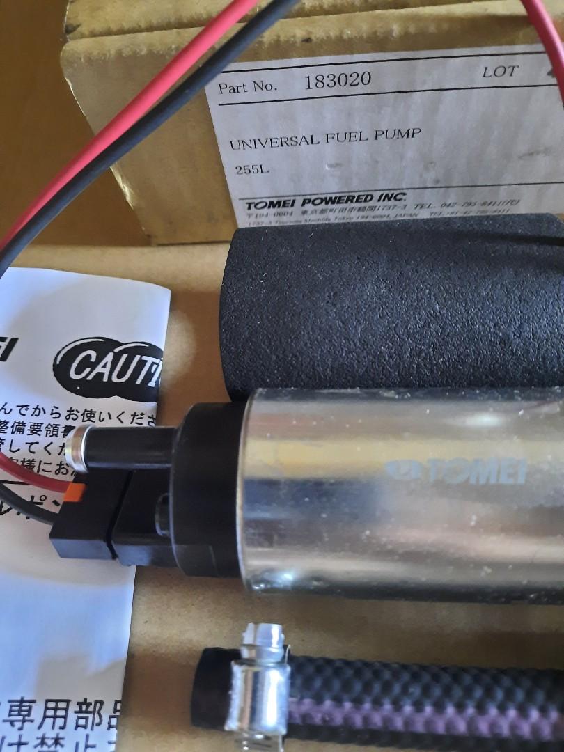 Fuel pump TOMEI 255L/H, Auto Accessories on Carousell