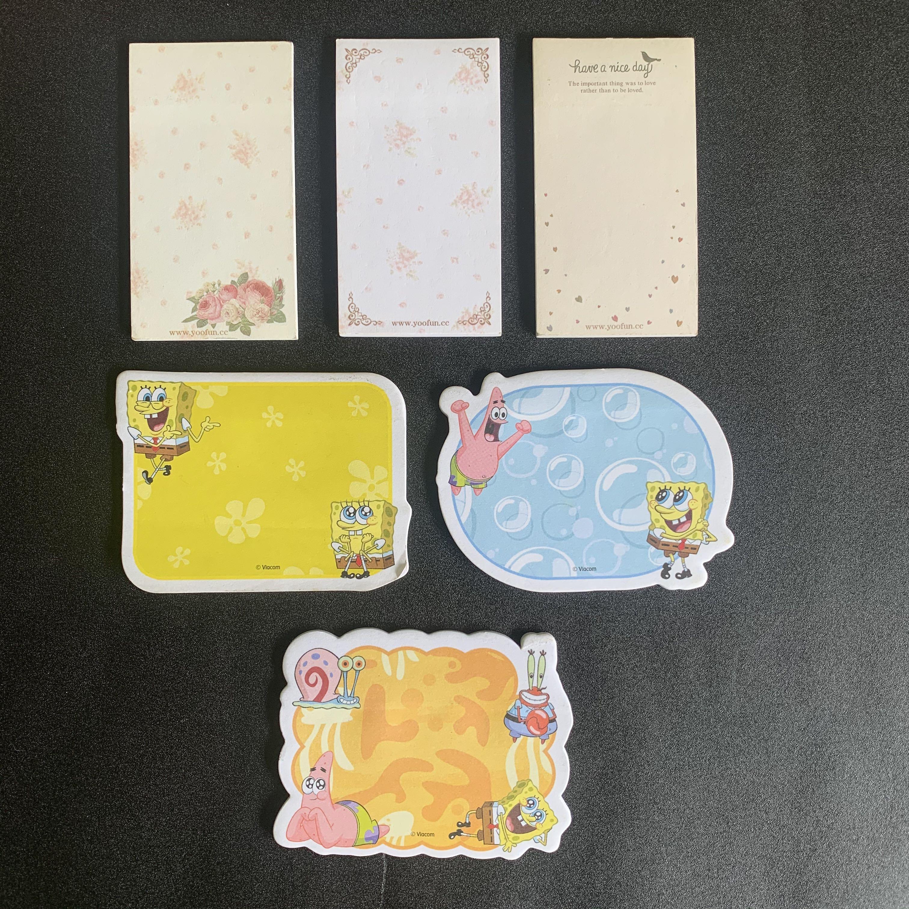 Kawaii Cute Notepads sticky notes panda spongebob, Hobbies & Toys ...