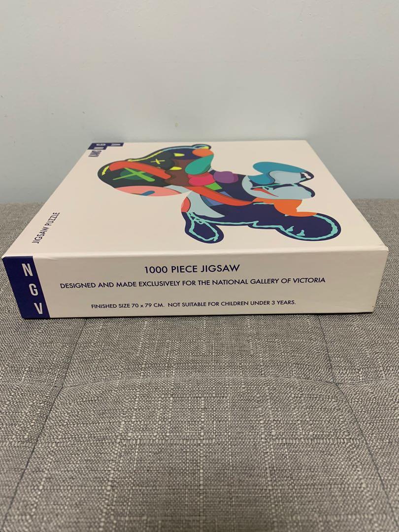 Kaws 1000pcs Stay Steady Puzzle with acrylic frame, Hobbies & Toys ...
