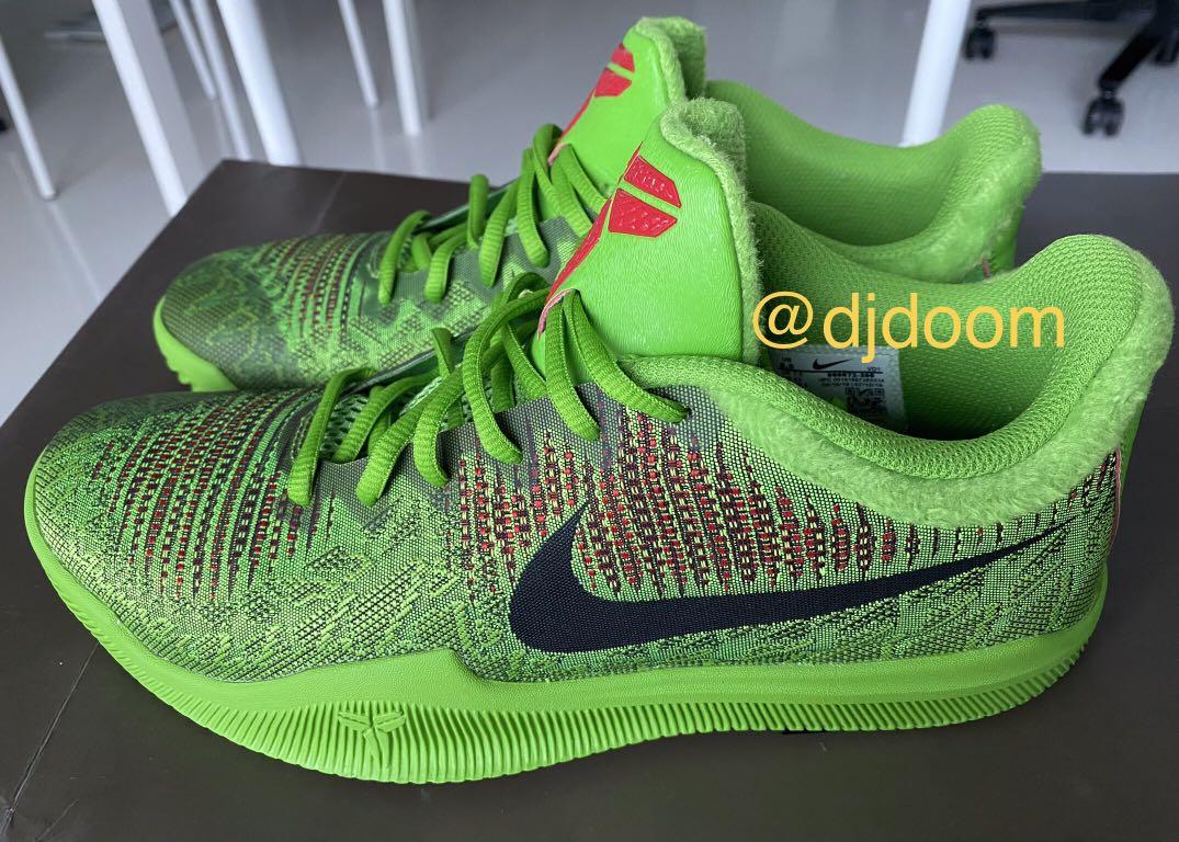 Kobe Mamba Rage Grinch 8.5US, Men's Fashion, Footwear, Sneakers on ...