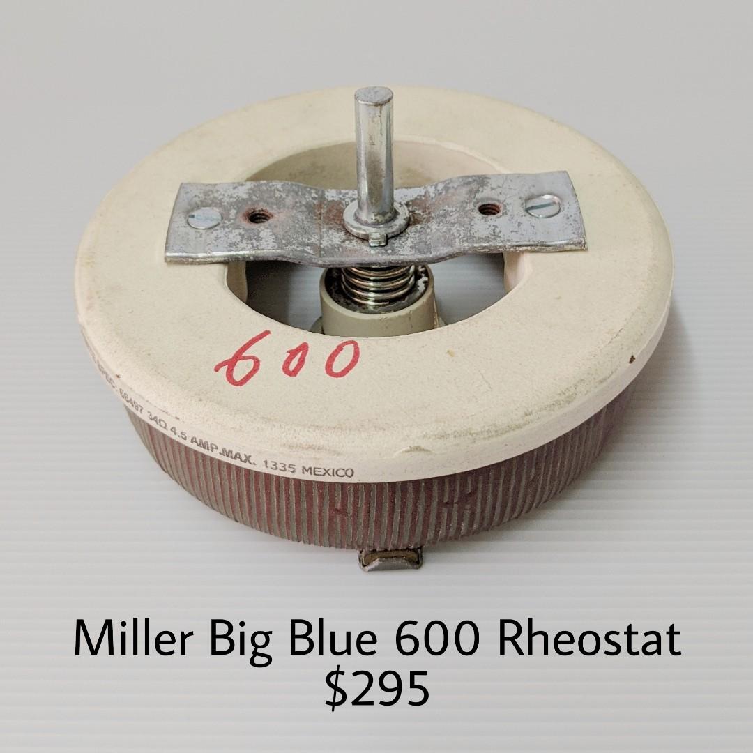 Miller Big Blue 500/600 Rheostat, Car Accessories, Car Workshops ...