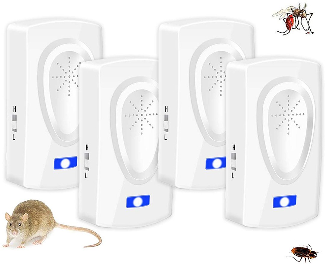 Nitoer Ultrasonic Repellent for Mice, Ultrasound for Mice, Electric ...