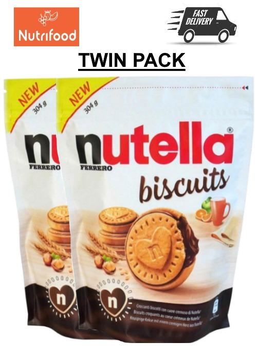 Carton sale! [Sold out] Nutella Biscuits Ferrero, Twin Pack (304g x 2 ...