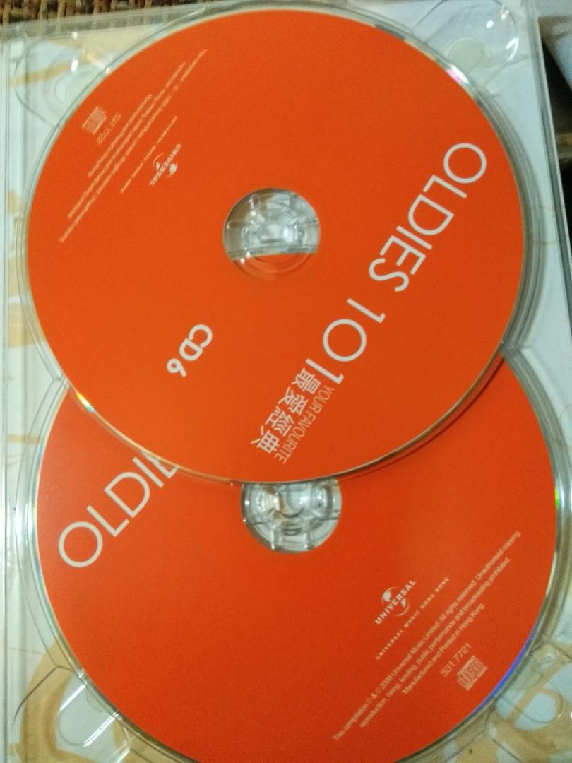 Oldies 101 your Favorite,最愛經典6CD,英文歌, 興趣及遊戲, 音樂、樂器 & 配件, 音樂與媒體 - CD 及 DVD - Carousell