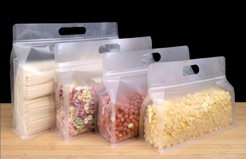 Packaging - Horizontal Matte Self Seal Plastic Bag with Handle, 30 x 23 ...