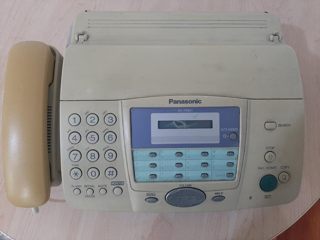 Panasonic Fax Machine KX-FT901CX, Furniture & Home Living, Office ...