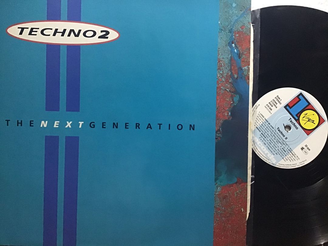 LP Techno 2 The Next Generation VINYL RECORD Anubis Piring Hitam pPop ...