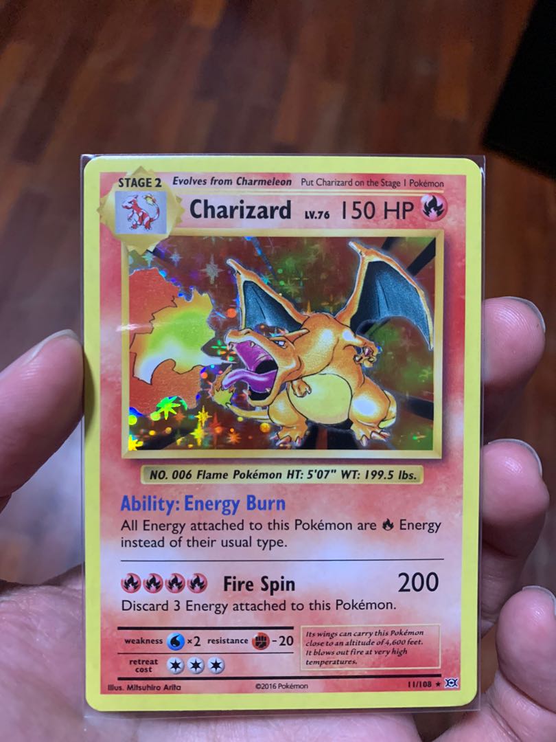 Pokemon Evolutions Base Set Charizard Holo, Hobbies & Toys, Toys ...