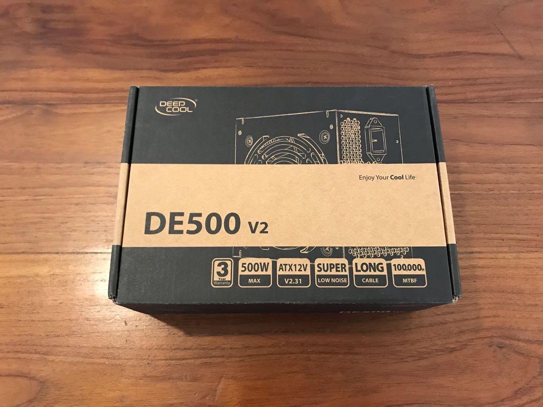 Deepcool DE500 v2 Power Supply, Computers & Tech, Parts & Accessories ...