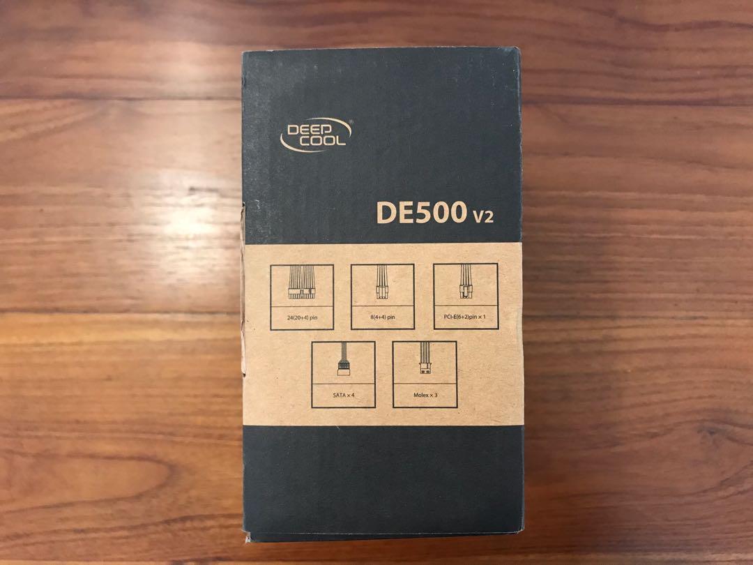 Deepcool DE500 v2 Power Supply, Computers & Tech, Parts & Accessories ...