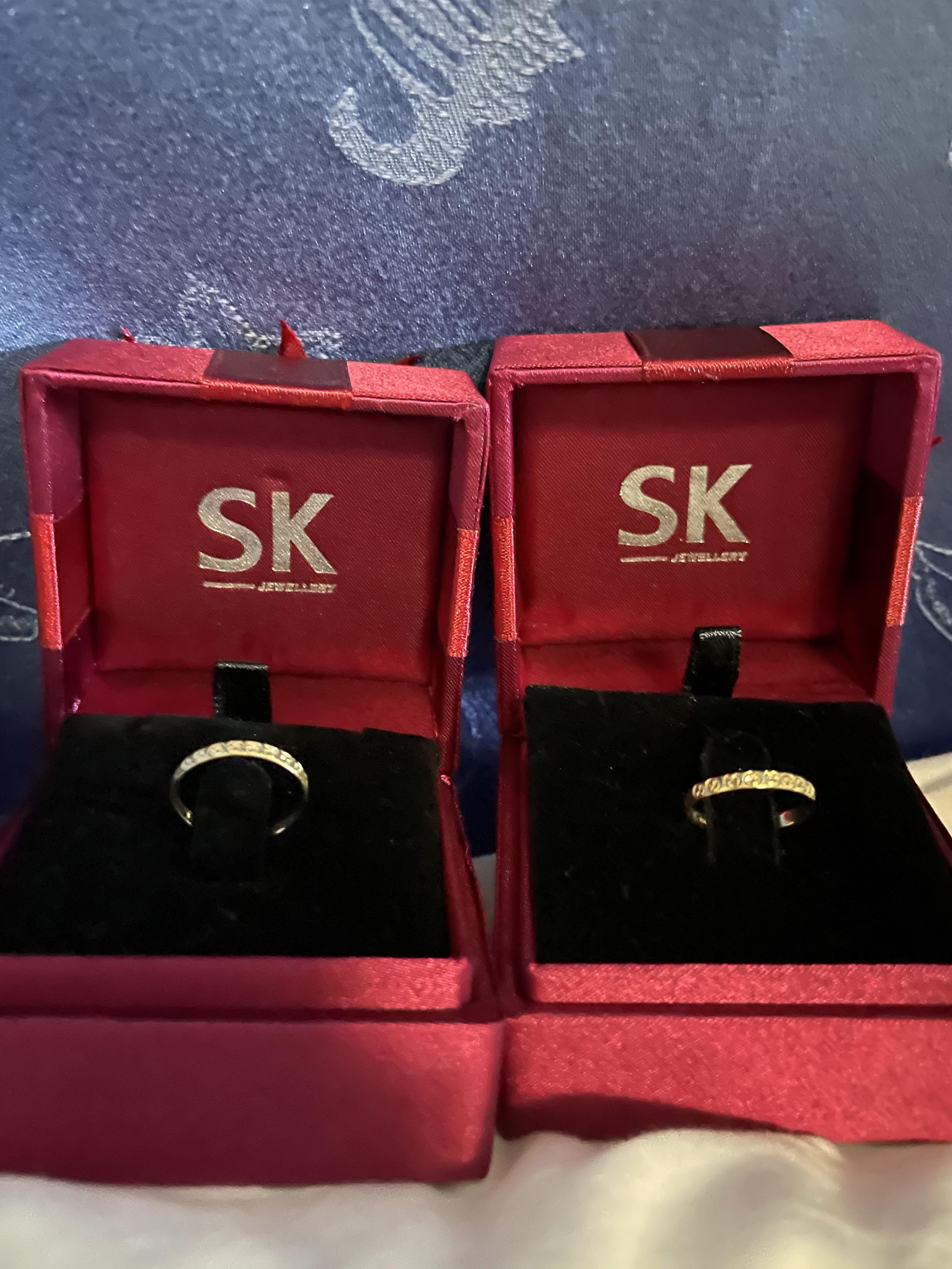 SK Ring 14k , Luxury, Accessories on Carousell
