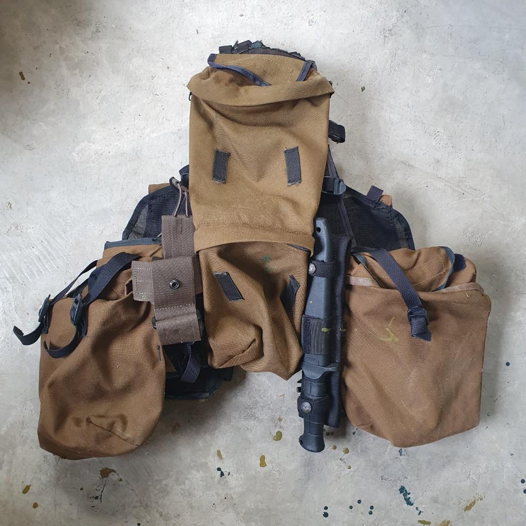 SADF P83 Pattern 83 South African Assault Vest LBV Nutria Brown ...