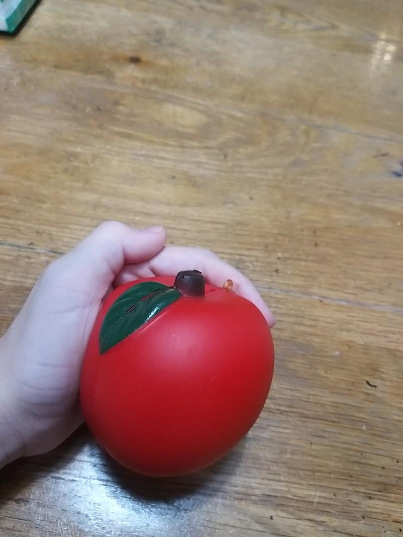 Slow rising Apple squishy, Hobbies & Toys, Toys & Games on Carousell