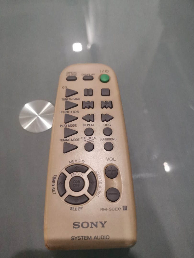 Sony remote control RM-SCEX1, TV & Home Appliances, TV & Entertainment ...