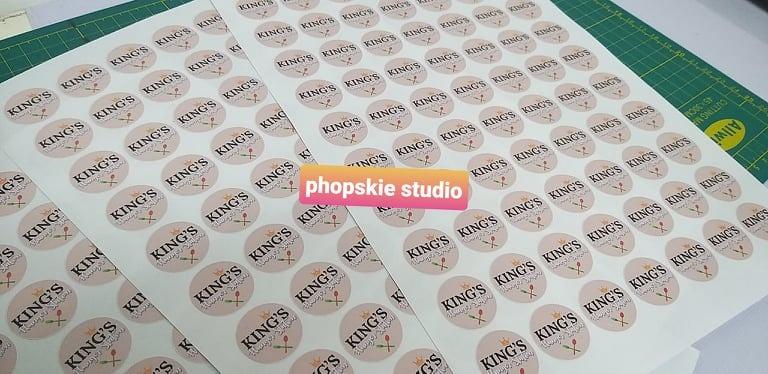 Sticker Label Print / Personalized Stickers / Logo Sticker(PreCut ...