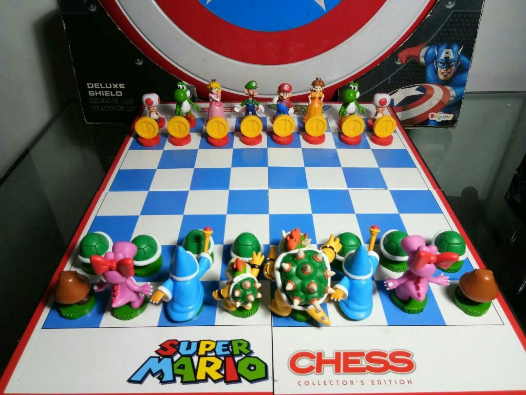 Super Mario Chess Collector's Edition Board Game Chess Set, Hobbies ...
