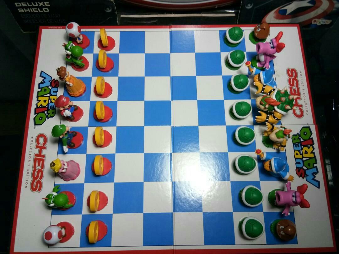 Super Mario Chess Collector's Edition Board Game Chess Set, Hobbies ...