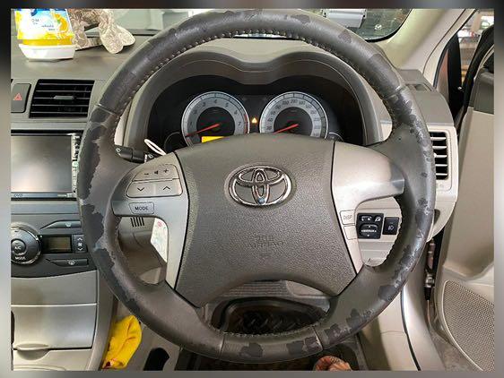 Toyota Altis steering wheel rewrap, Car Accessories, Accessories on ...