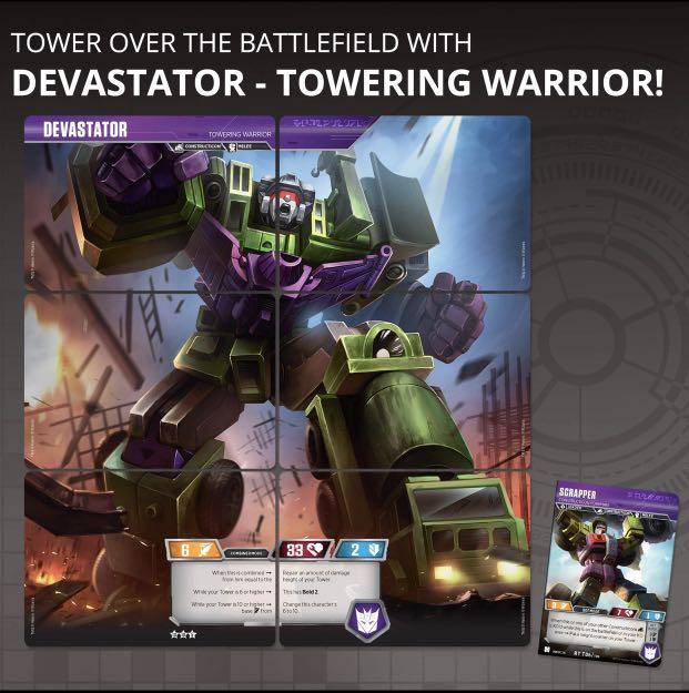 Transformers TCG Devastator box set, Toys & Games, Board Games & Cards ...