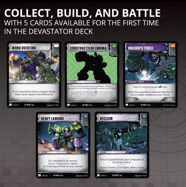 Transformers TCG Devastator box set, Toys & Games, Board Games & Cards ...
