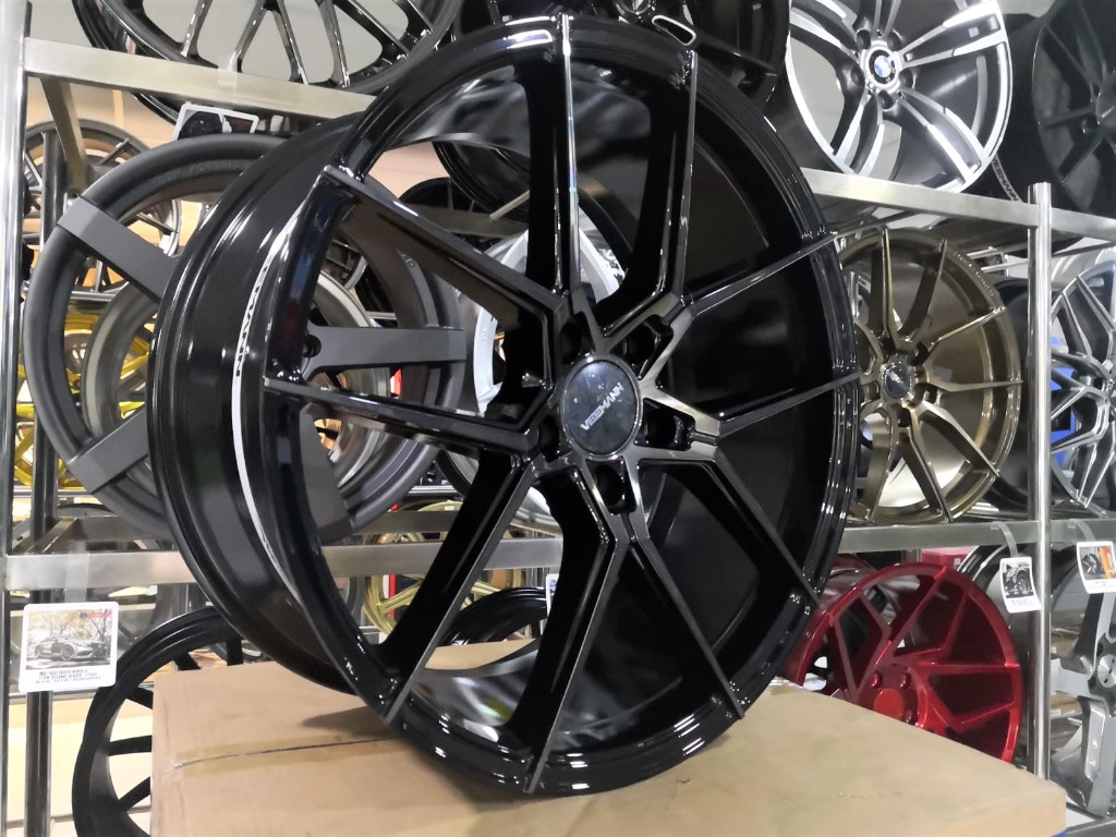 VEEMANN RIMS VFS-39 19" - BLACK MACHINED BLACK CLEAR , Car Accessories ...