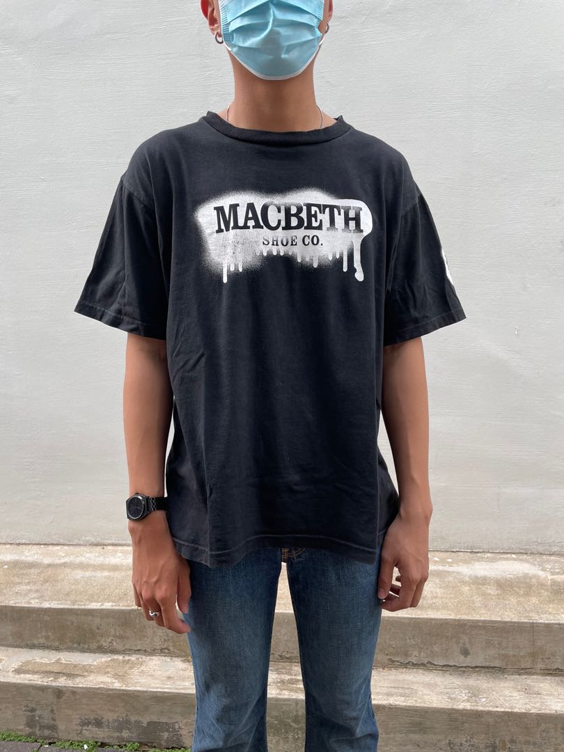 Vintage Macbeth Tee in Black, Men's Fashion, Tops & Sets, Tshirts ...