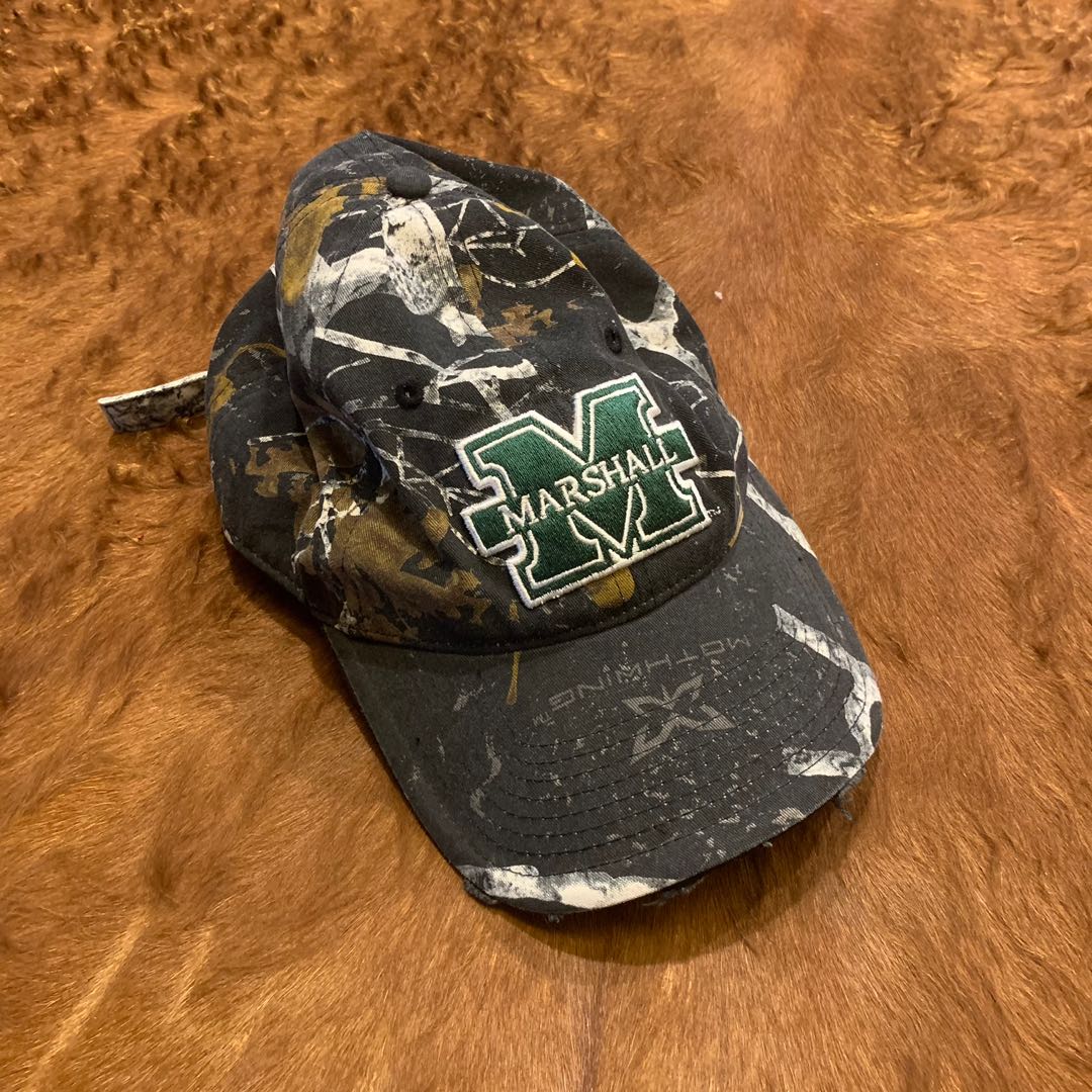 Vintage Marshall Cap with Camo Print, Men's Fashion, Watches ...