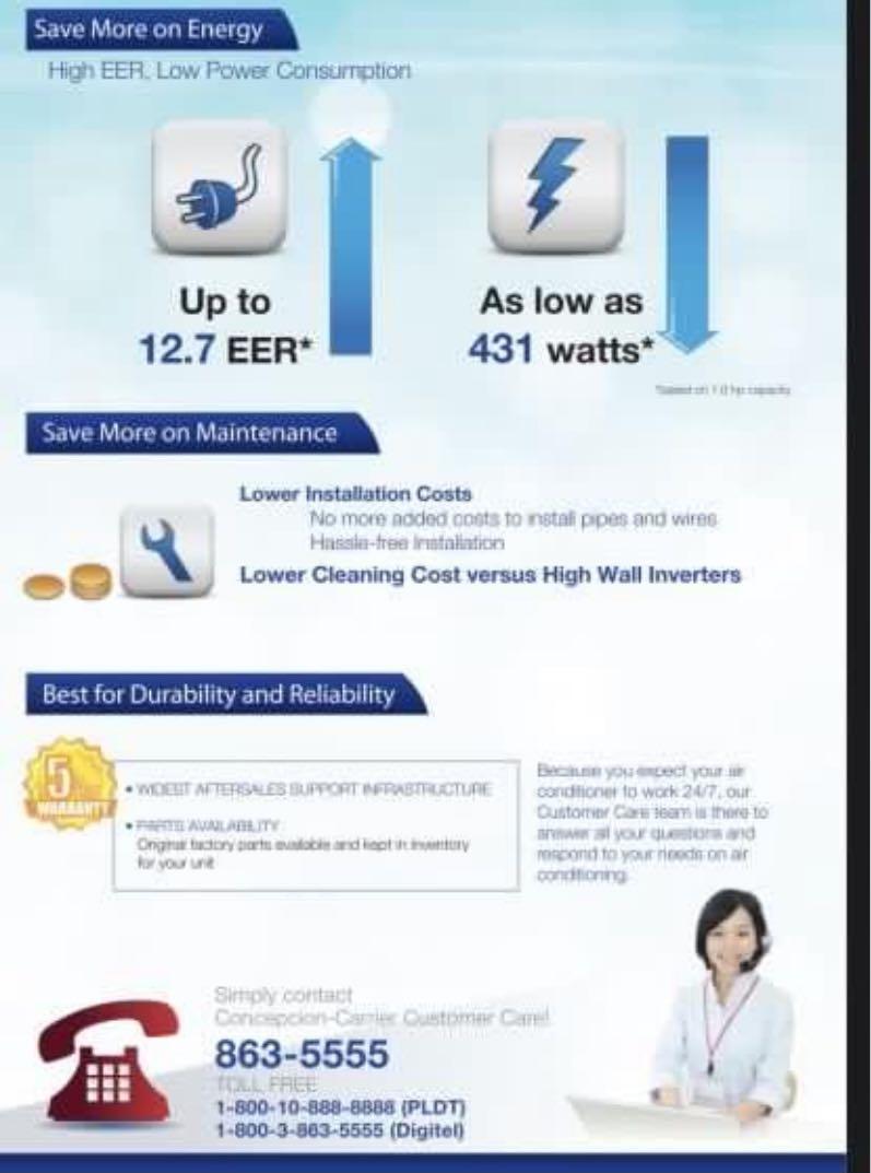 Window type 2hp inverter, TV & Home Appliances, Air Conditioning and ...