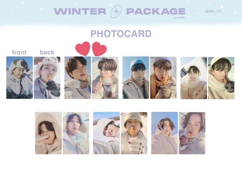 [WTB] 2021 BTS Winter Package Jin photocard/6 cut film photo, Hobbies & Toys, Memorabilia ...