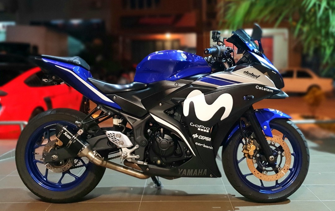 ?ReadyStock? Yamaha R25 V1 Decals Monster MotoGP Design And Available ...