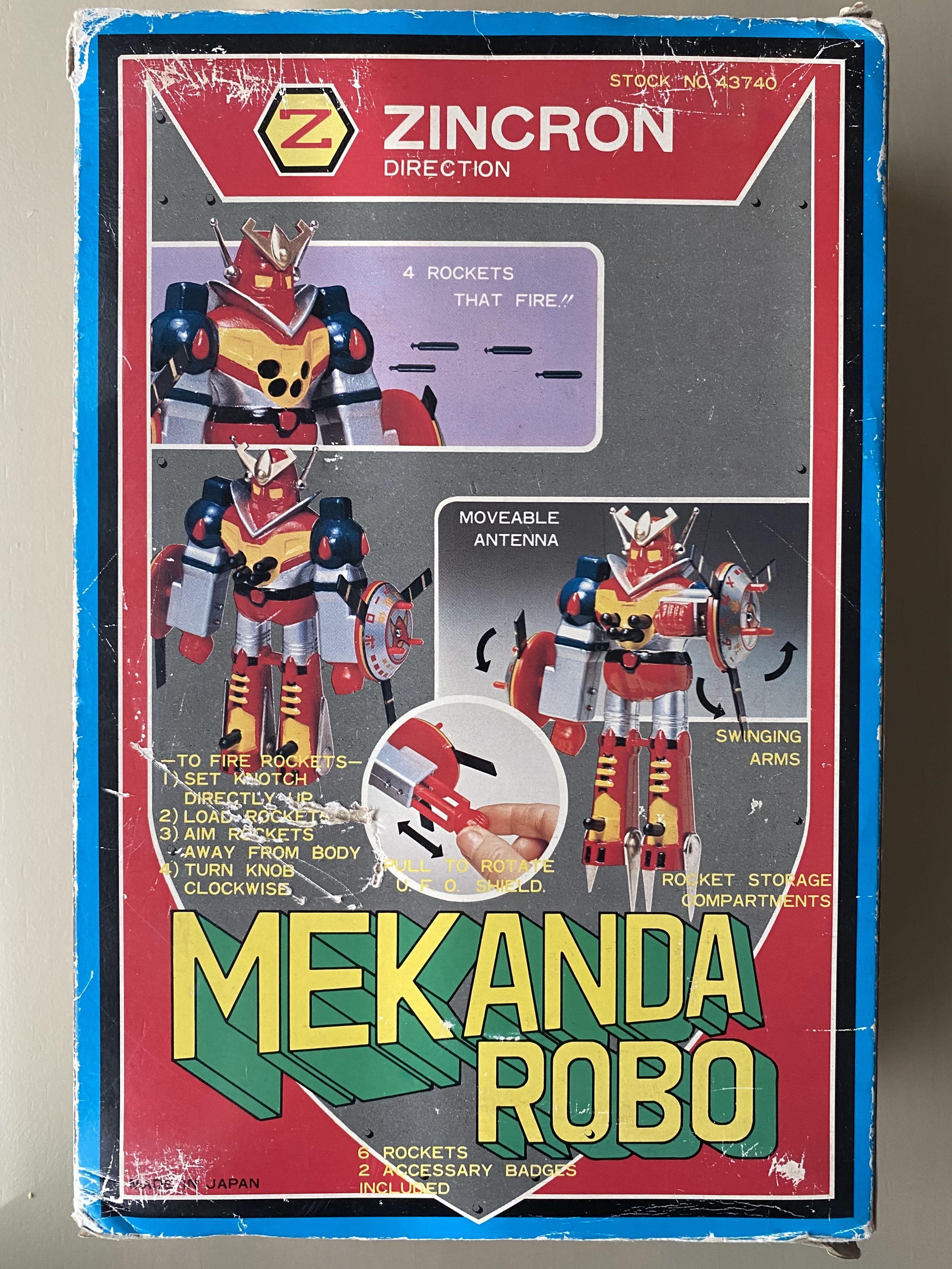Zincron Bullmark Die-cast Mekanda Robo Mechander, Hobbies & Toys, Toys ...