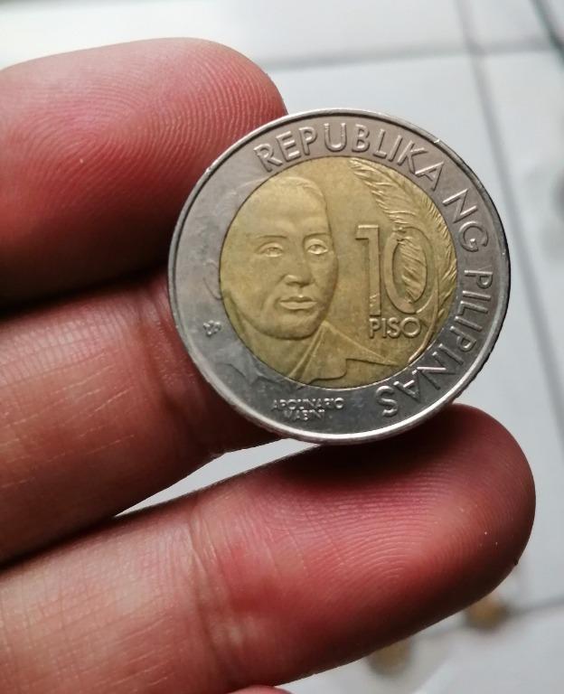 10 Pesos Coin Philippines 2014 Apolinario Mabini 150 Years ...