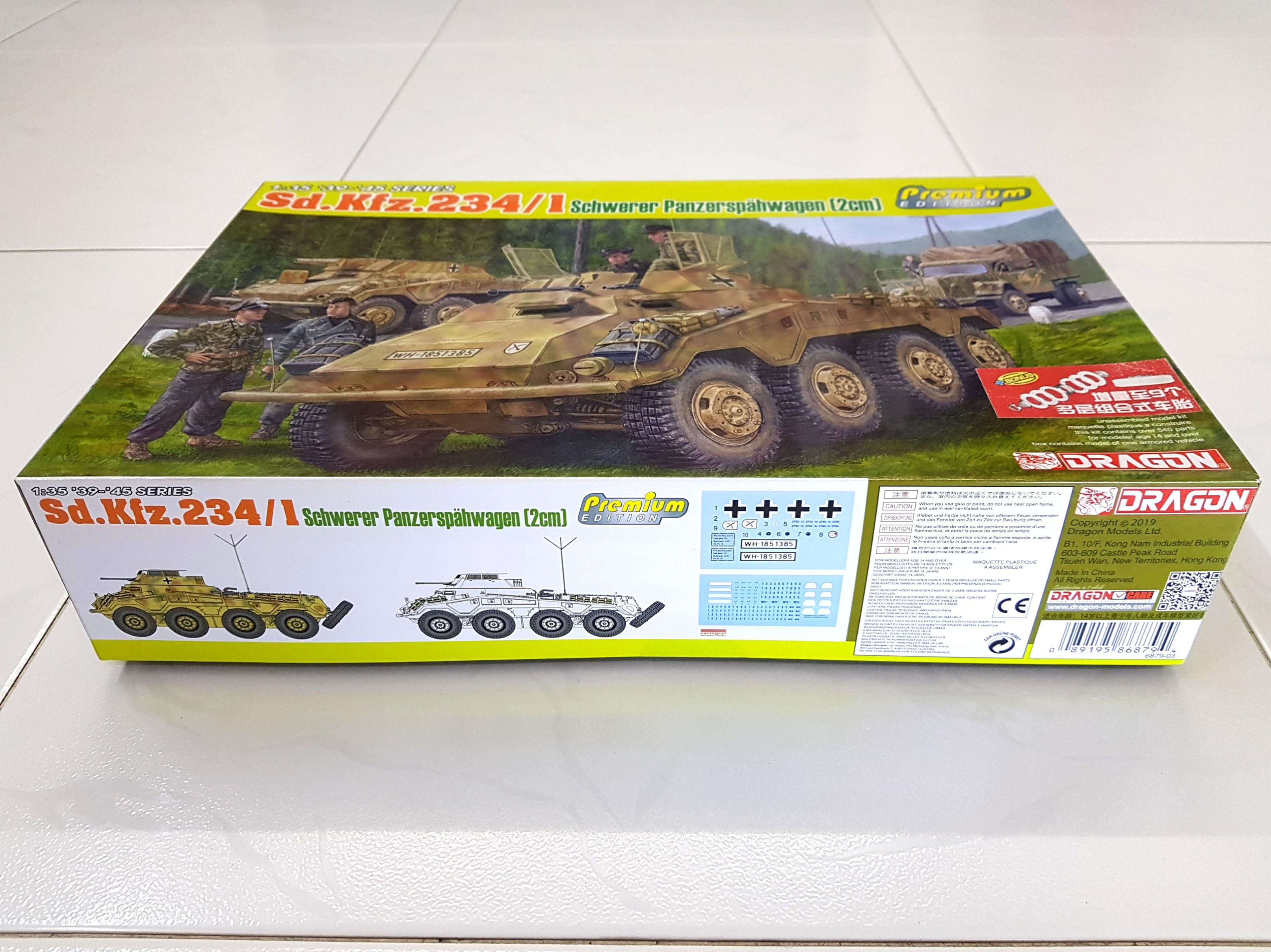1/35 #6879 Dragon German Reconaissance Armored Vehicle Sd Kfz 234/1 ...