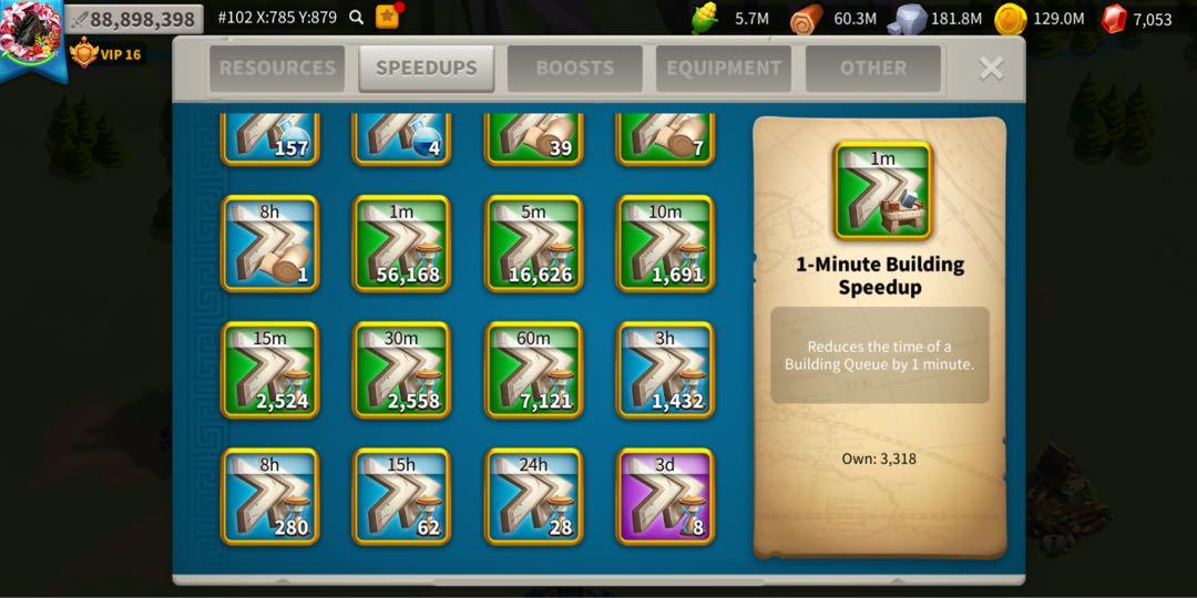 80m Rise of Kingdom ROK VIP 16. 15 Max Legendary Commanders, Video ...