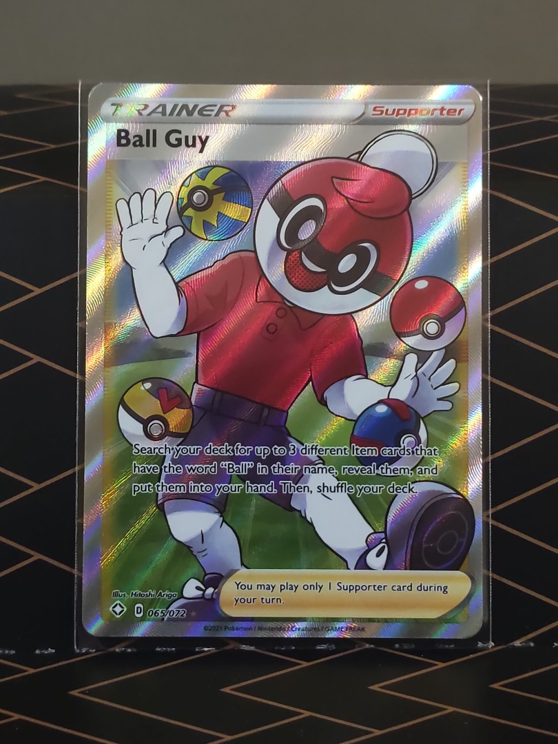Ball Guy - 65/72 - Full Art Ultra Rare - Shining Fates Singles ...