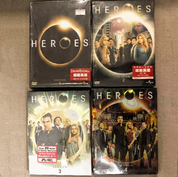 (全77集) 英雄Hero/超異能英雄/美劇 第1至4季完[DVD×19], 興趣及遊戲, 收藏品及紀念品, 明星周邊 - Carousell