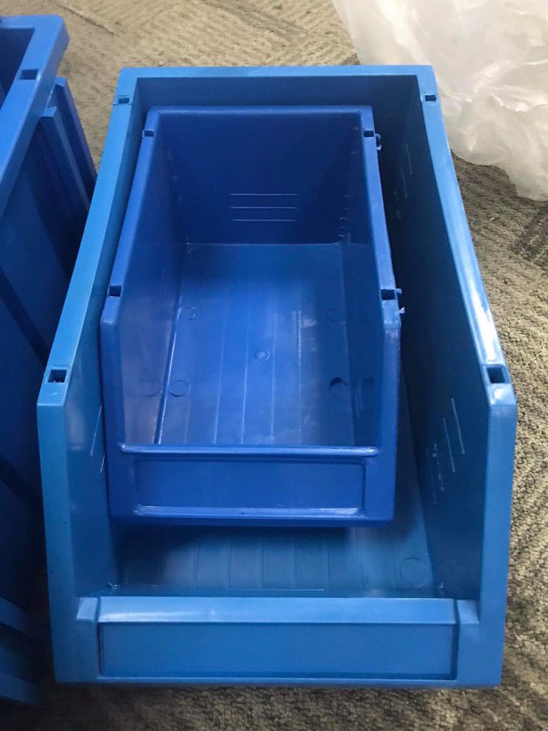 Bin box plastic, Furniture & Home Living, Home Improvement ...