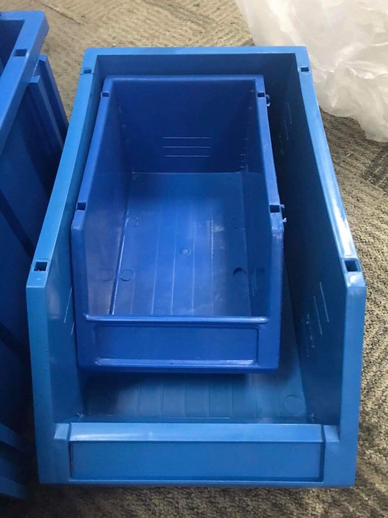 Bin box plastic, Furniture & Home Living, Home Improvement ...