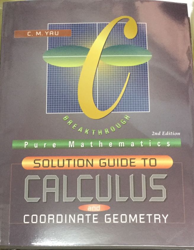 Breakthrough Pure Maths - Calculus solution, 興趣及遊戲, 書本 & 文具, 書本及雜誌 - 補充 ...