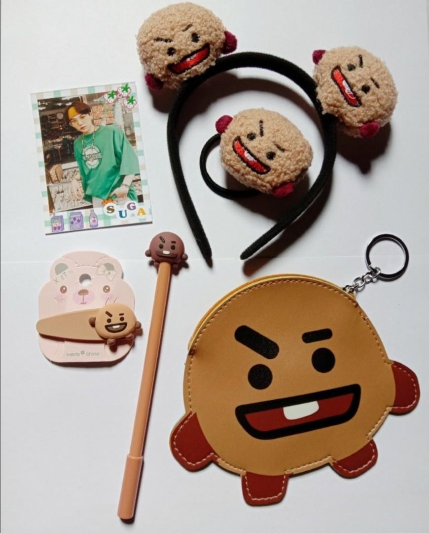 BT21 Shooky/ Suga Merch Bundle, Hobbies & Toys, Memorabilia ...