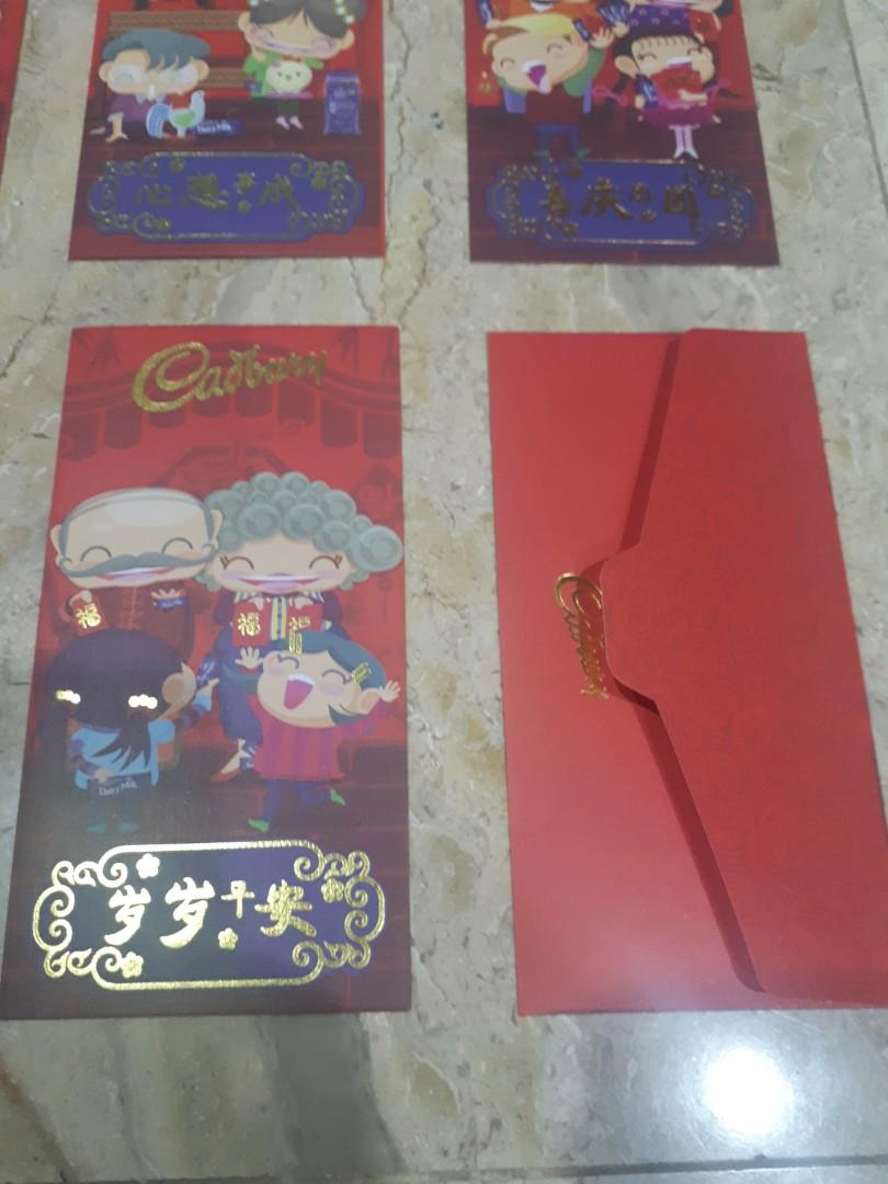 Cadbury Ang Pow (Set of 5 designs) Ang Pau Ang Pao, Hobbies & Toys ...