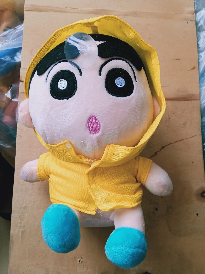 Crayon Shin Chan With the Yellow Raincoat Soft Toy., Hobbies & Toys ...