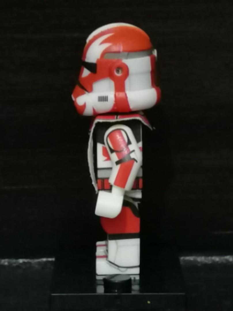 Custom Decaled Avfigures Lego Clone Trooper Clone Commander Ganch 612th