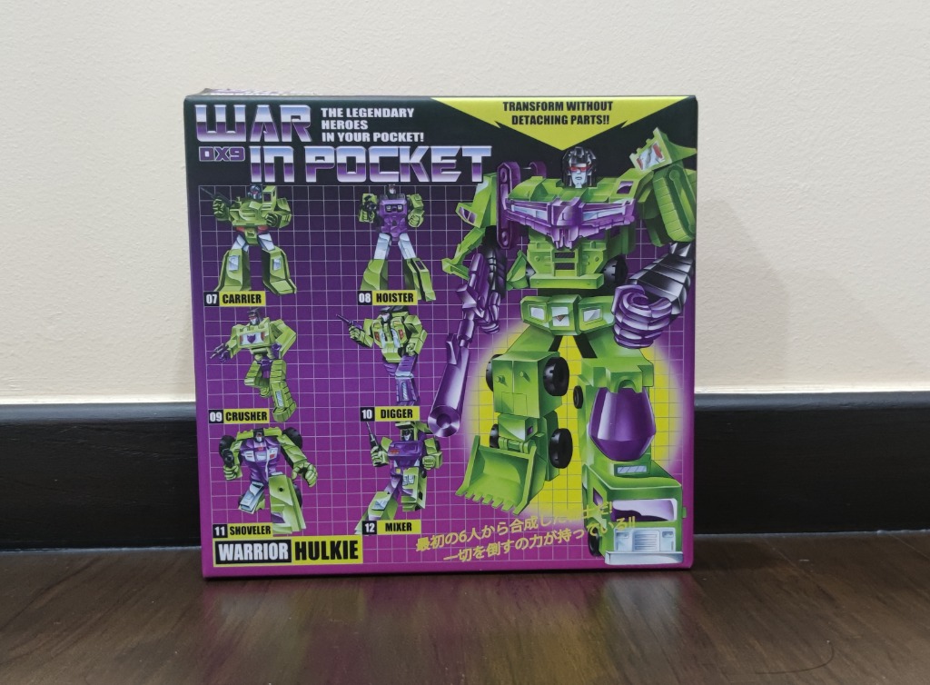 DX9 War in Pocket Hulkie (Transformers 3rd Party Legends Devastator ...