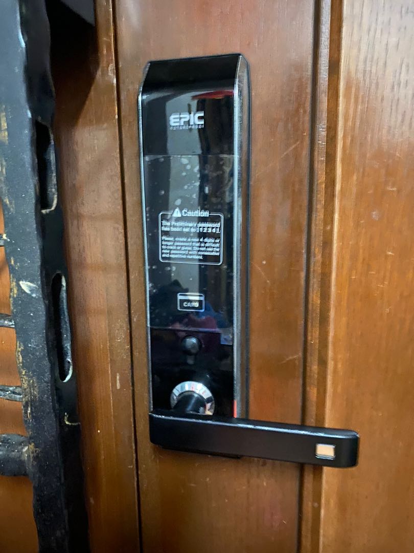 Epic es809l digital lock, Furniture & Home Living, Security & Locks ...
