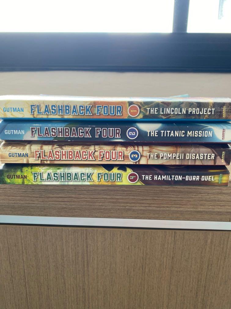 Flashback Four series of books (1-4) by Dan Gutman, Hobbies & Toys, Books & Magazines, Children ...
